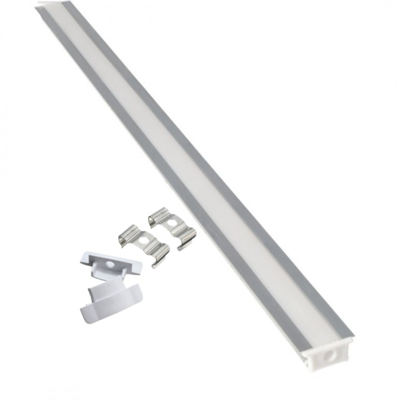Perfil empotrable para cintas LED, cinta led, led, iluminación